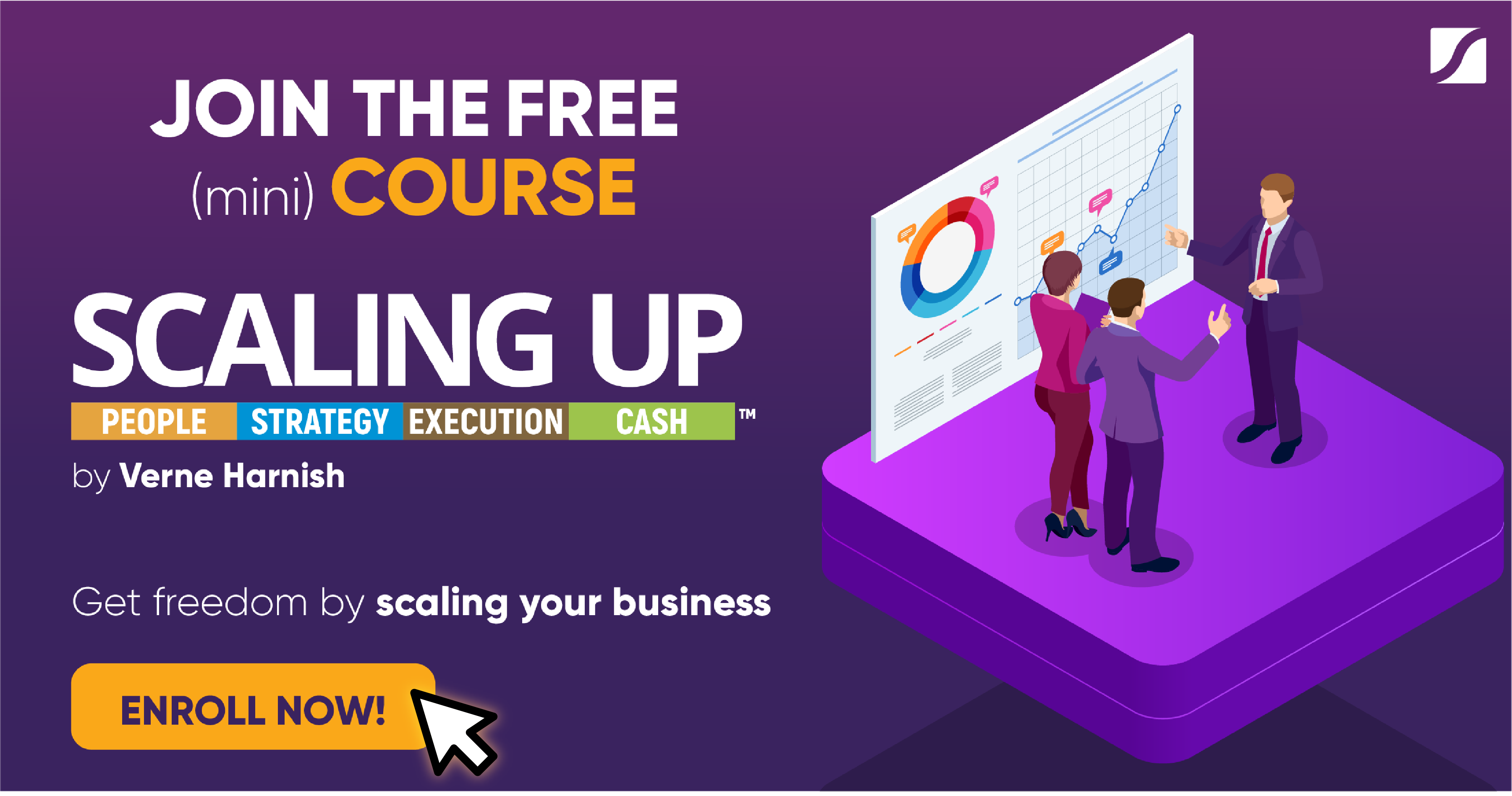 Scaling Up by Verne Harnish | Join the FREE 5 days online mini-course