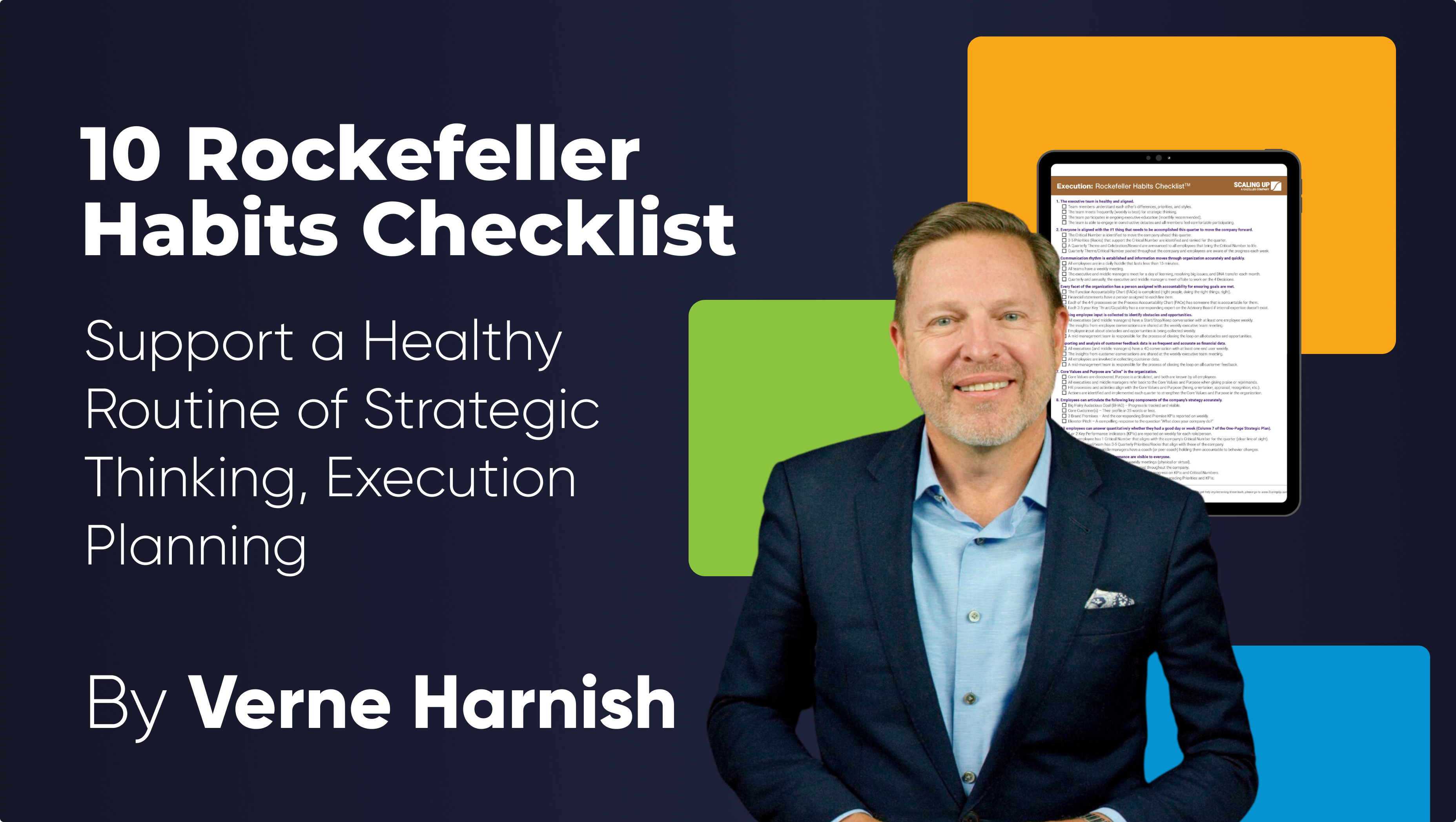 Free Tool | The 10 Rockefeller Habits Checklist